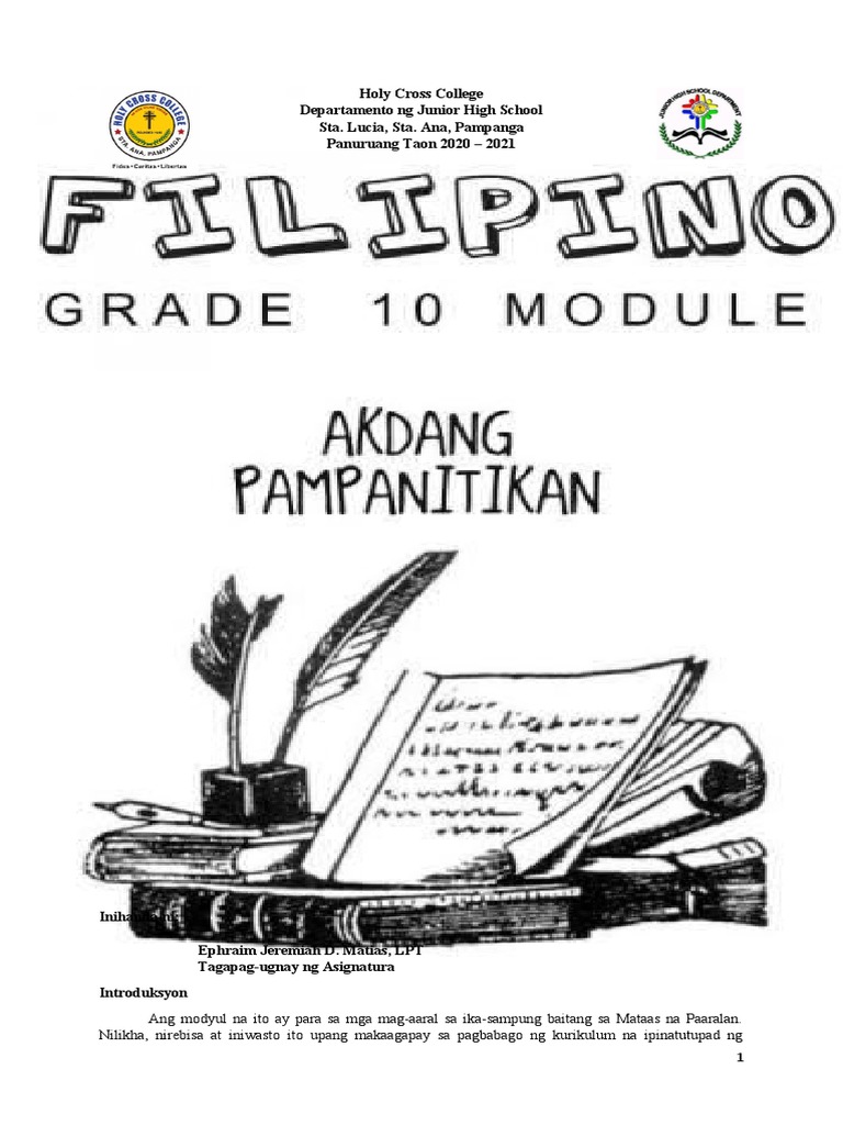 Filipino 10 Modyul | PDF