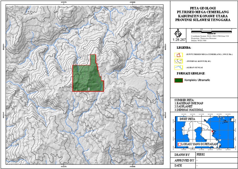 Peta Geologi | PDF | Geographic Data And Information | Navigation