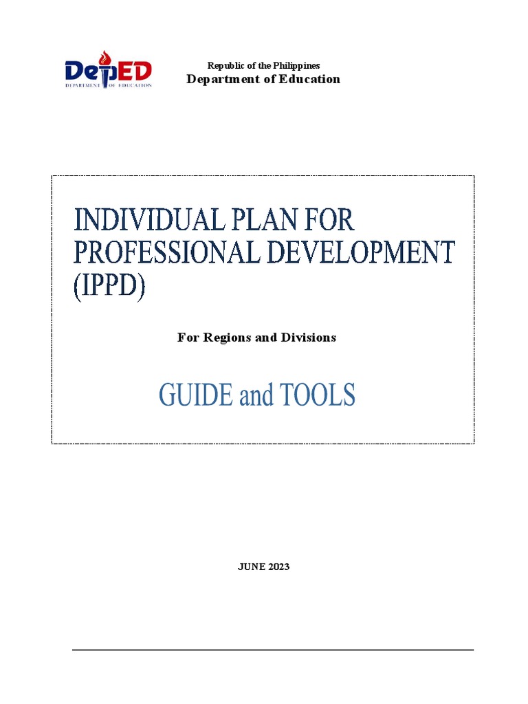Ippd Guide and Tools v2010 | PDF | Teachers | Mentorship