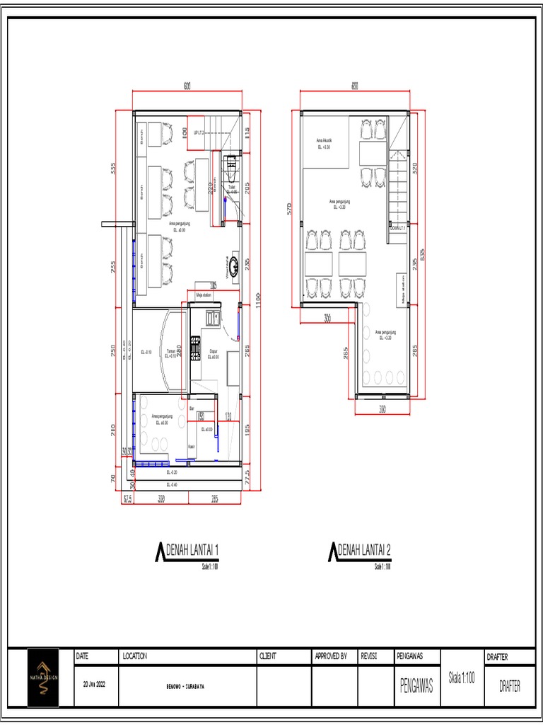 Denah cafe javana.pdf | PDF