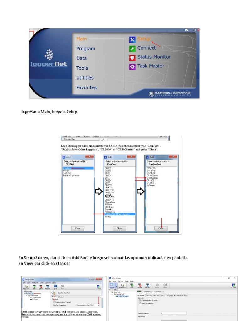 Tutorial Descarga LoggerNet | PDF | Computadoras