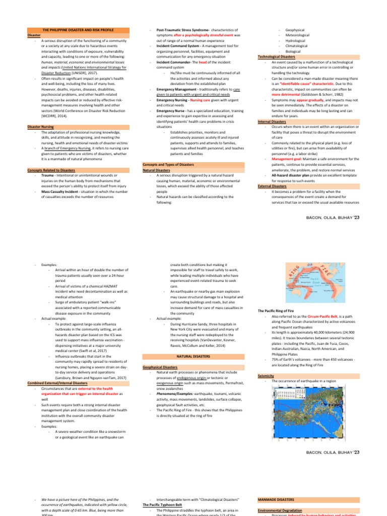 NCM 120 - 1st LE | PDF | Emergency Management | Nursing
