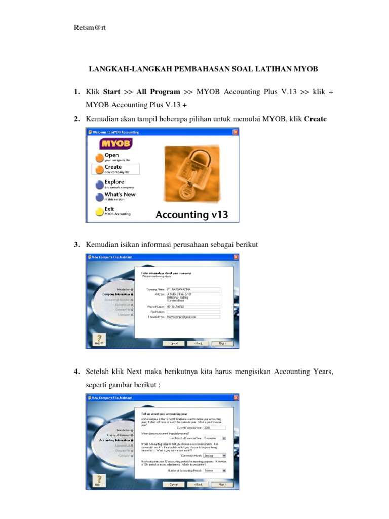 Tutorial Program Myob Accounting | PDF | Bisnis