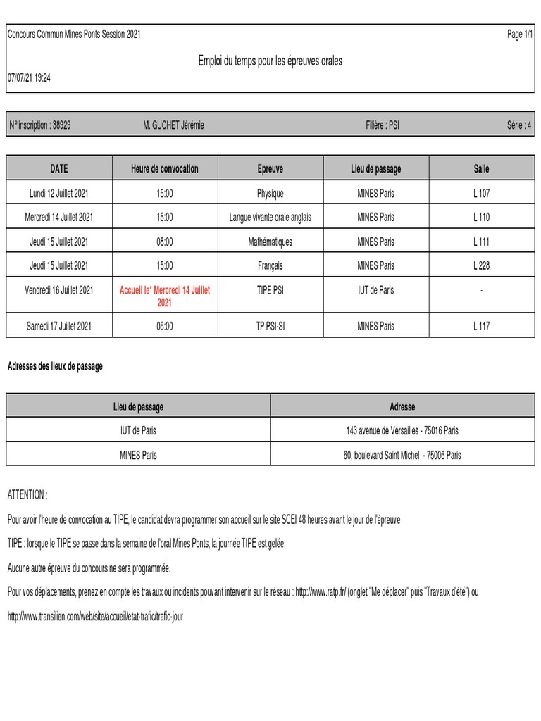 Pdfemploidutemps Mines Pdf