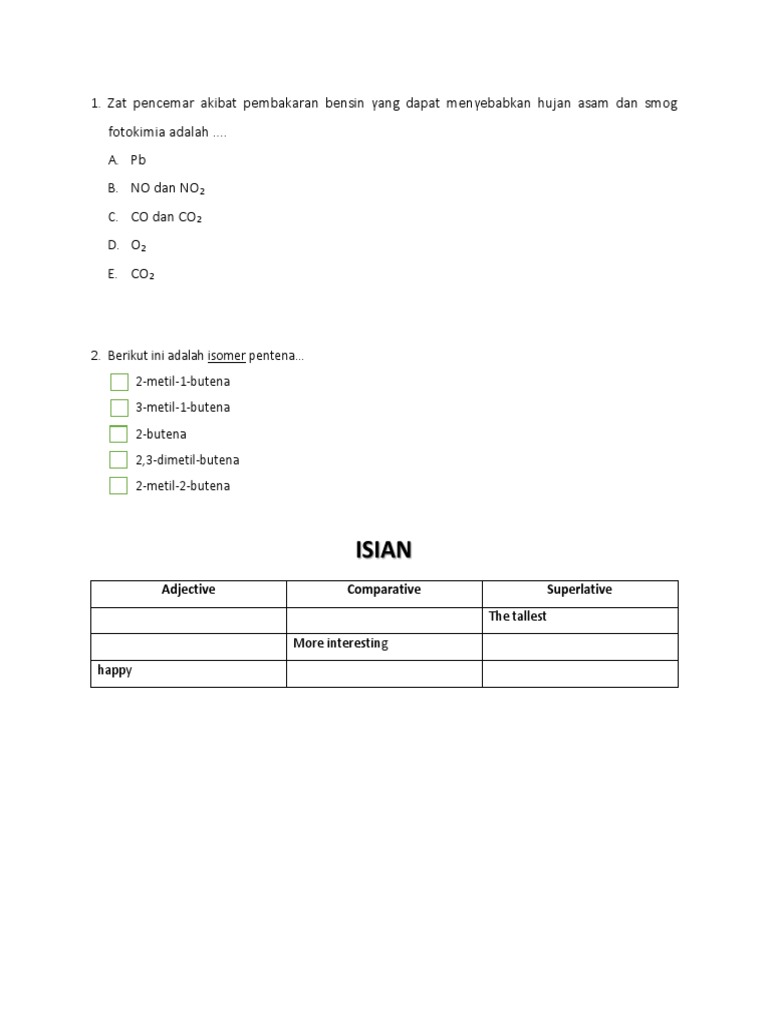 Soal Liveworksheet | PDF