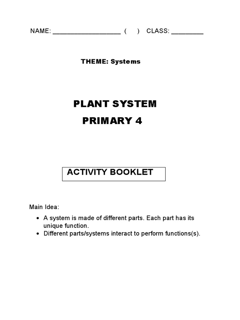 p4 Science Plant System Ab | PDF