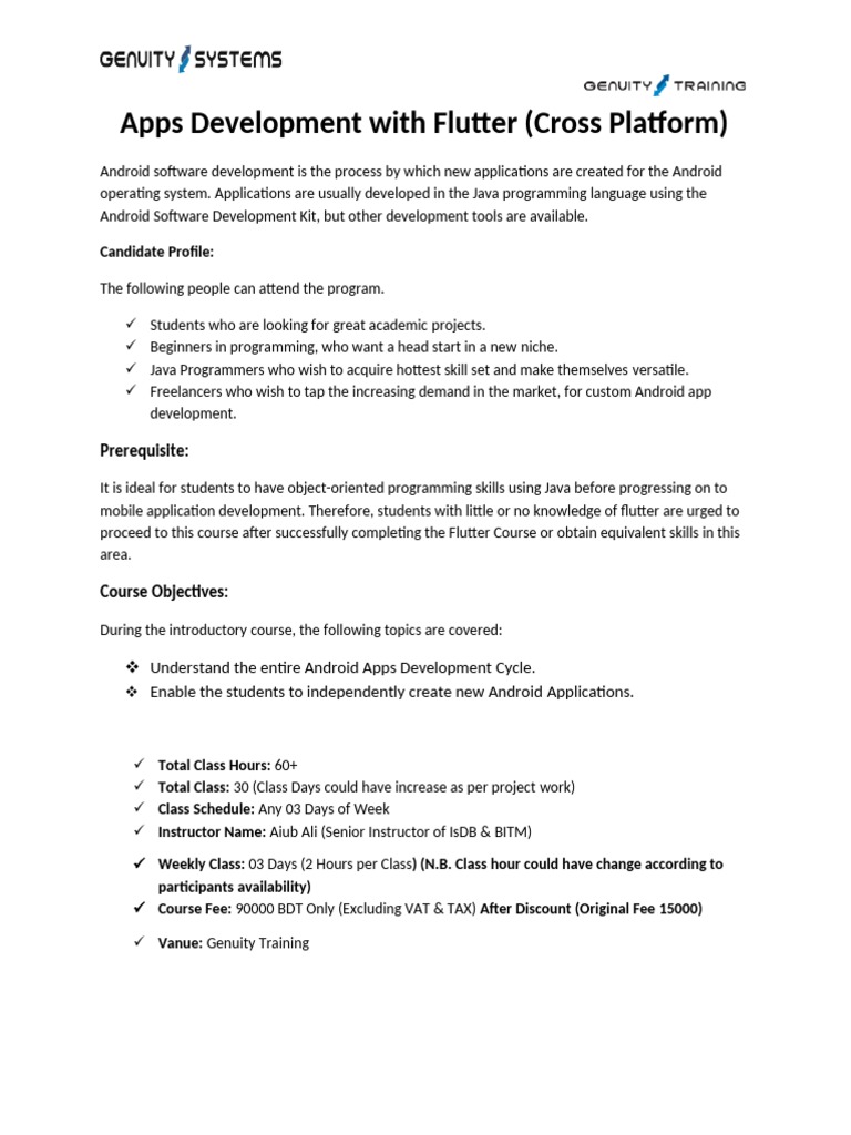 Apps Development With Flutter Pdf Information Technology Computing