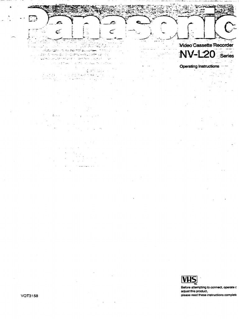 Hfe Panasonic nv-l20 en PDF | PDF