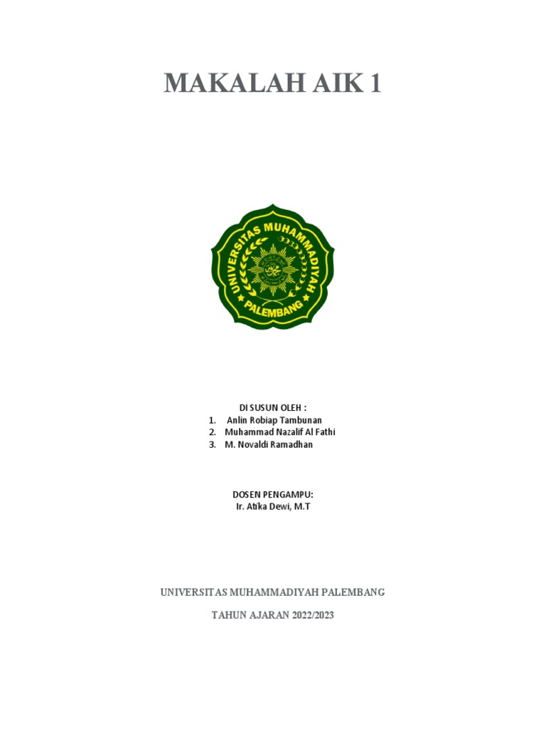 Makalah Aik | PDF