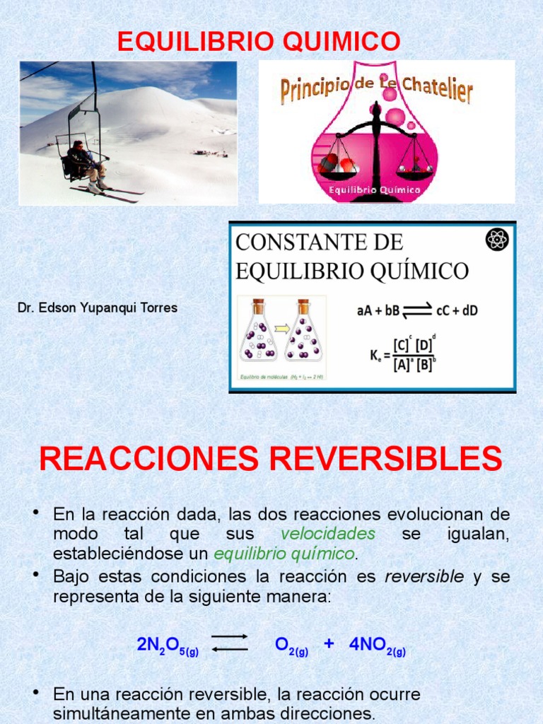 Equilibrio Quimico | PDF | Ligando | Equilibrio químico
