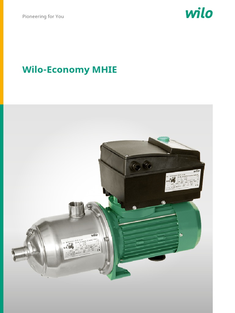 Wilo-Datasheet Ua Uk Wilo-Economy-Mhie PDF | PDF