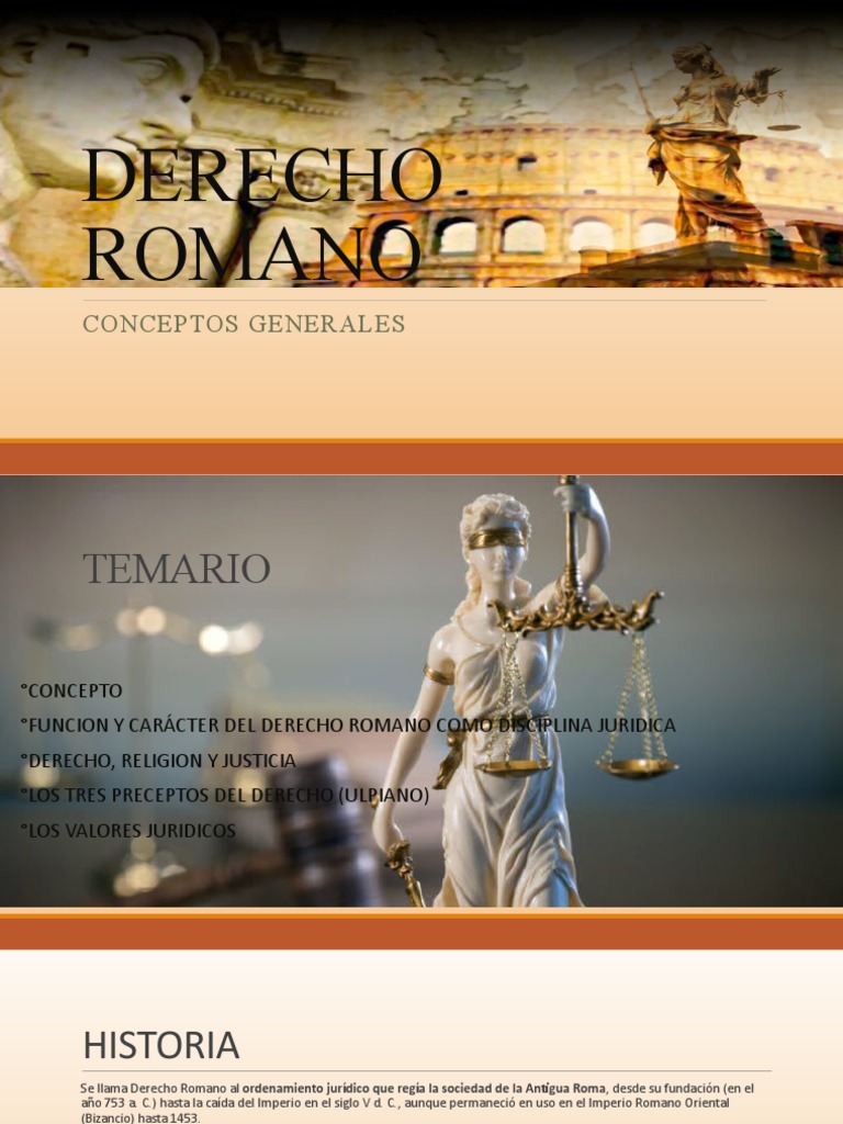 Introducción al Derecho Romano | PDF | Ley romana | Justicia