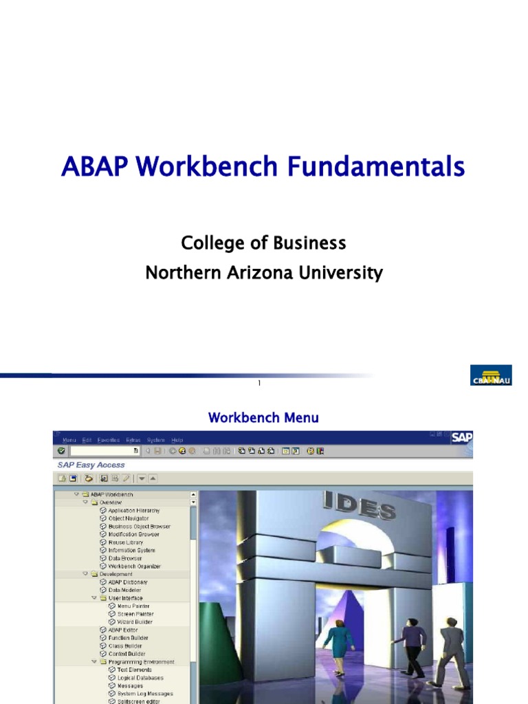 ABAP Workbench Fundamentals-2 | PDF | Business | Technology & Engineering