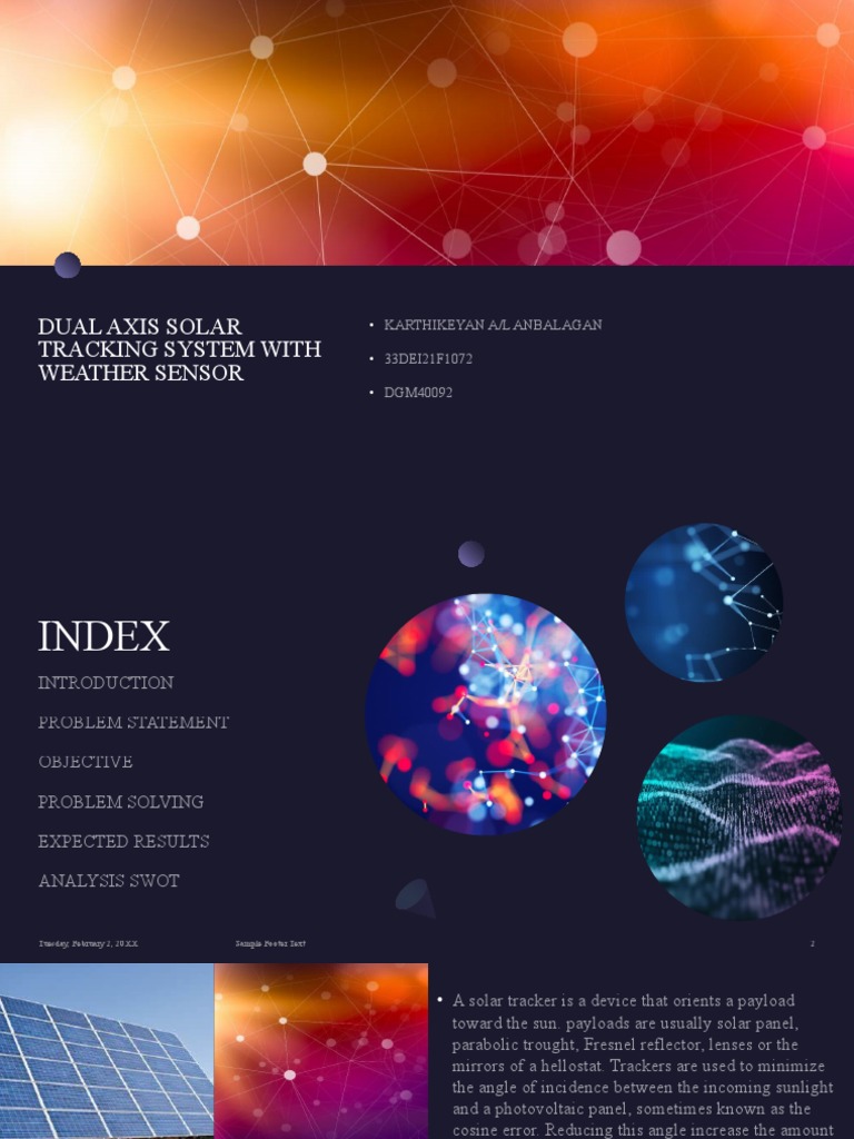 Project 1 | PDF | Solar Energy | Forms Of Energy