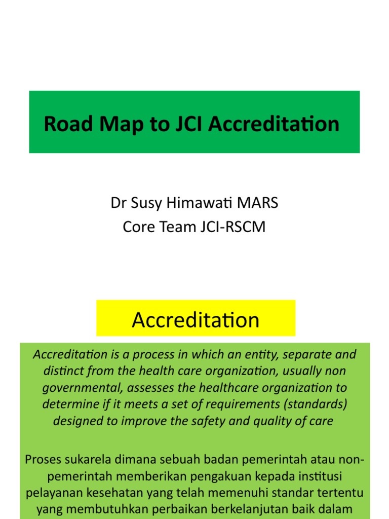 JCI Accreditation Road Map for Hospitals | PDF | Joint Commission ...