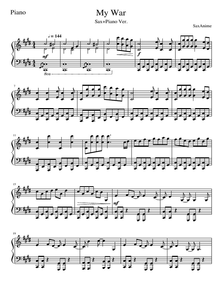 My War Piano | PDF