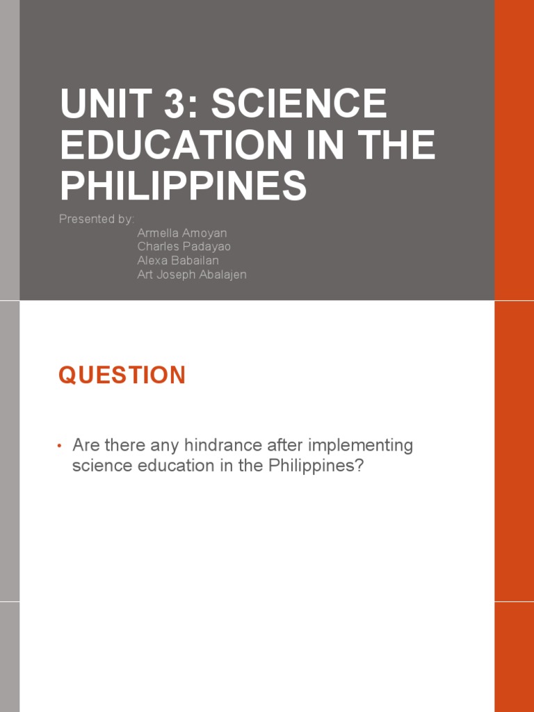 STS Report | PDF | Science Education | Science