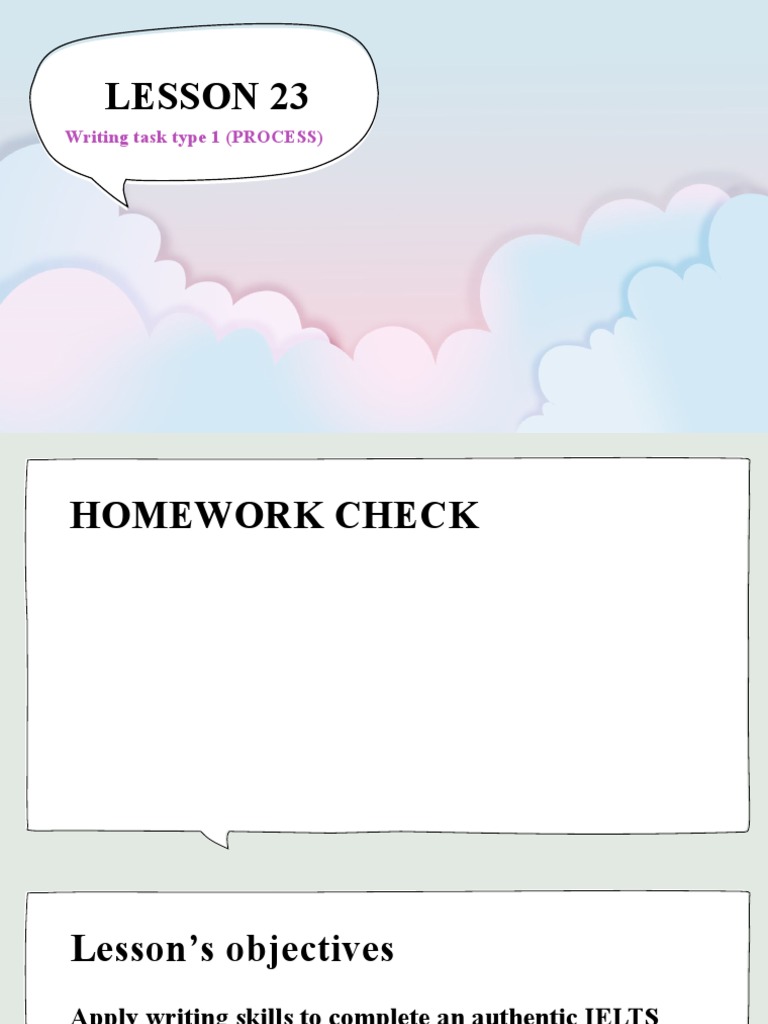 Av7 - Lesson23 - Writing T1 - Process (STD Ver) | PDF | Concrete | Cement
