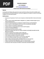 Oracle-Fusion-Hcm Sample Resume-2 | PDF | Oracle Corporation | Information Technology Management