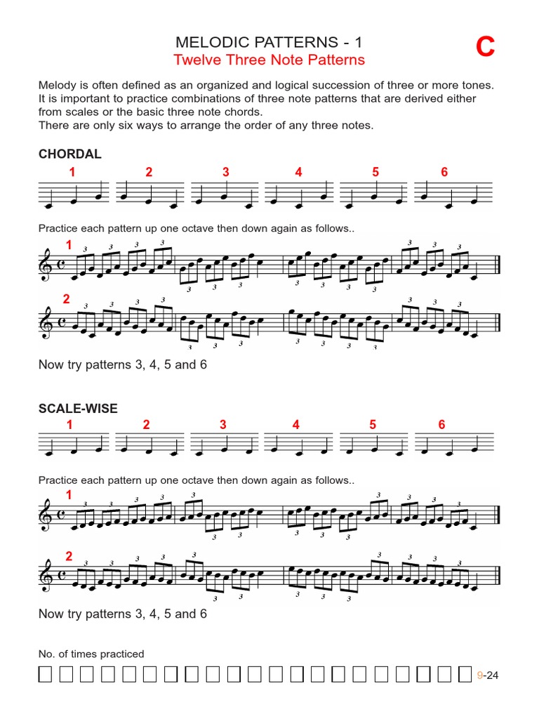 Lesson 14 - Melodic Patterns 1 | PDF