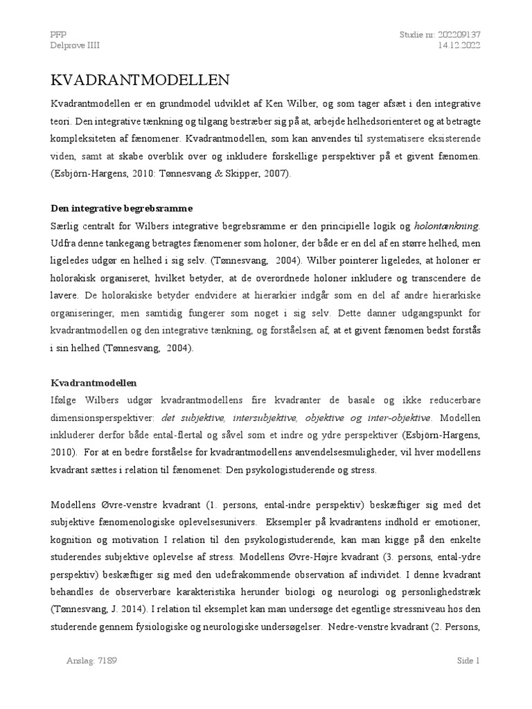 PFP - Eksamen - Delprøve Iiii PDF | PDF