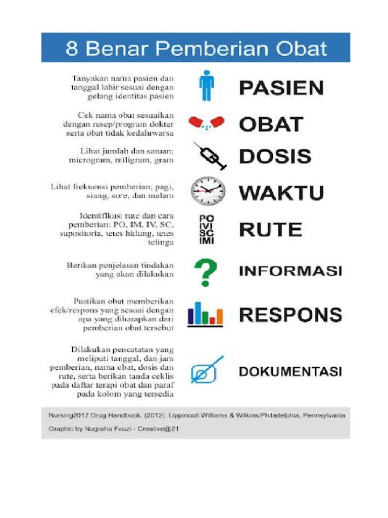 8 benar pemberian obat | PDF