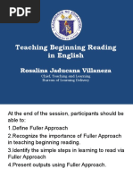 LESSON PLAN (Fuller Approach) | PDF