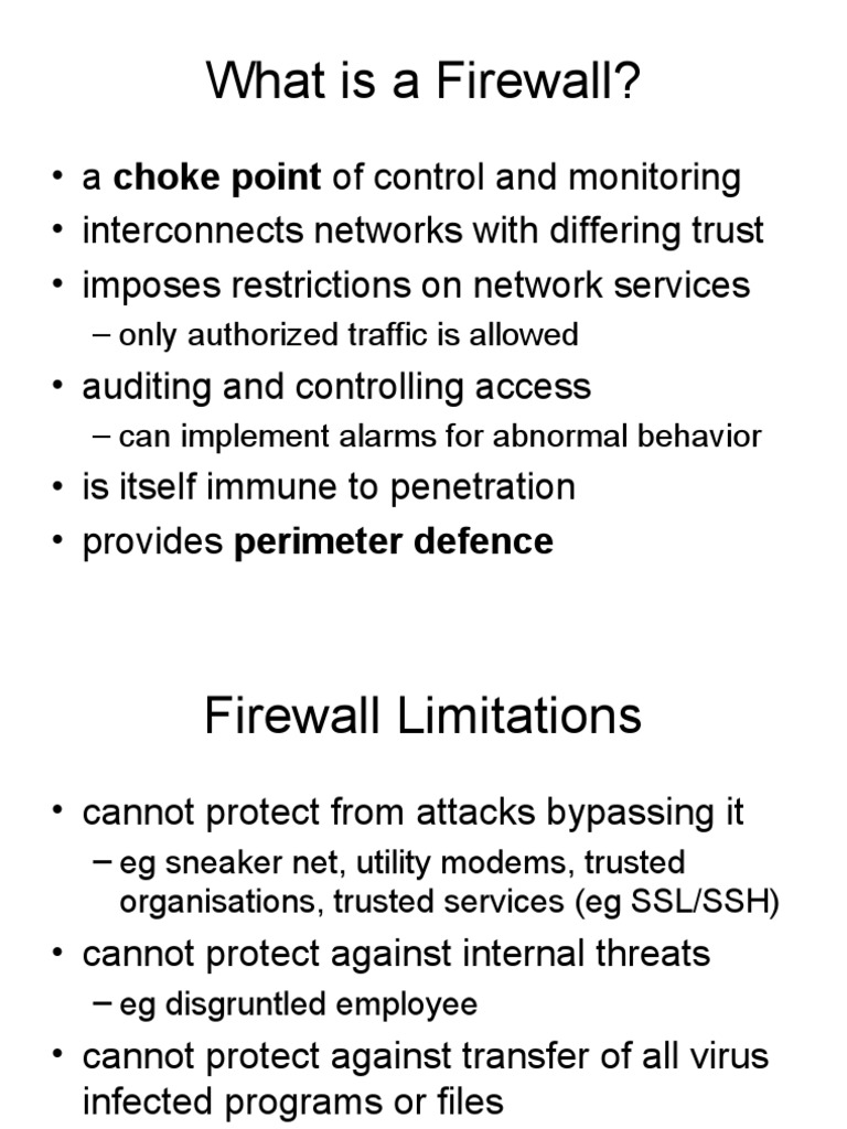 6.firewall and Trusted Systems | PDF | Proxy Server | Firewall (Computing)