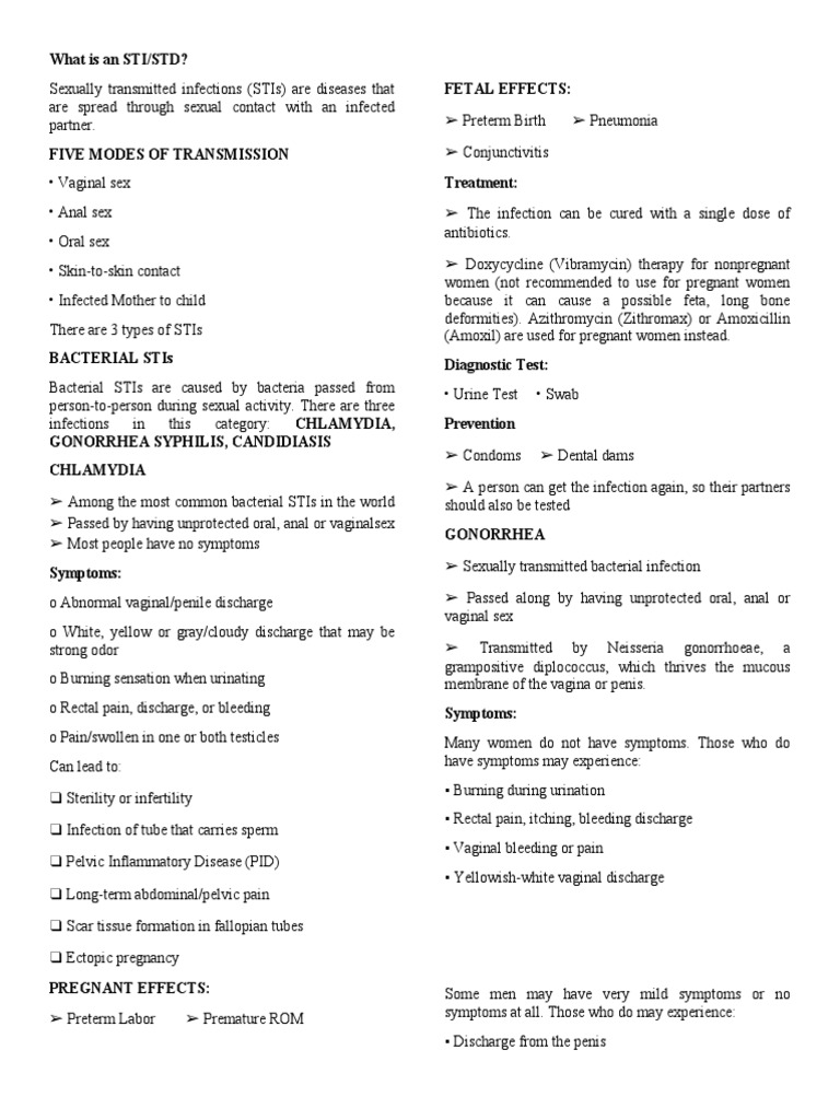 What Is An STI | PDF