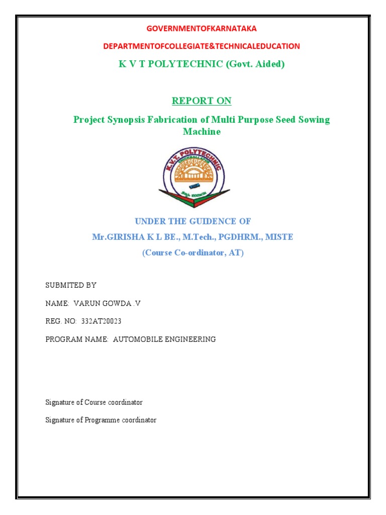 Varun Gowda V Pdf 