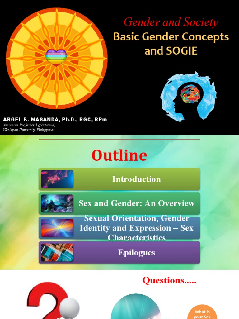 Basic Gender Concepts and SOGIE | PDF | Gender | Gender Studies