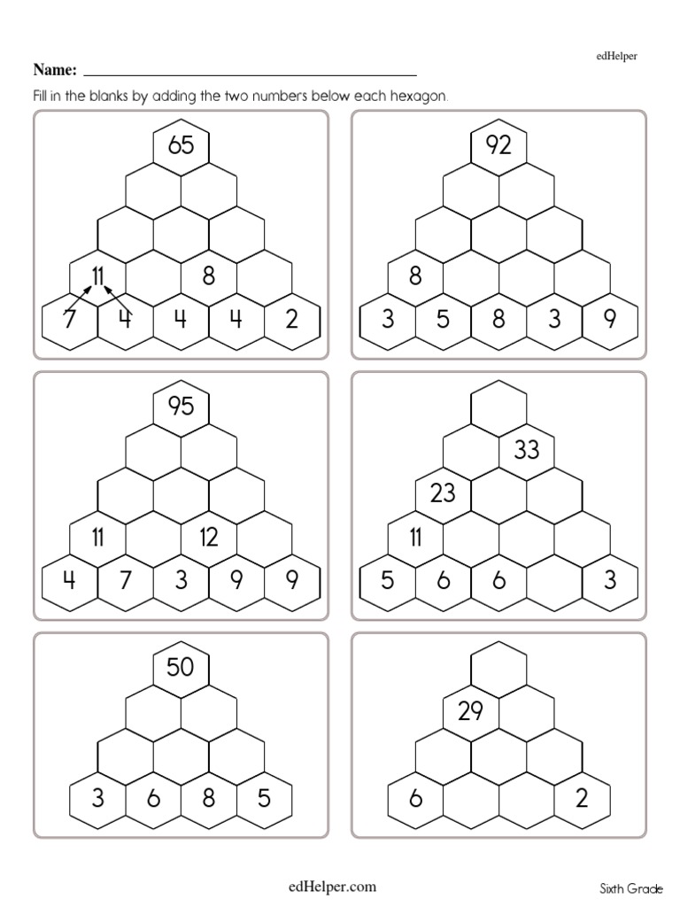 Sixth Grade Math Puzzles and Activities | PDF