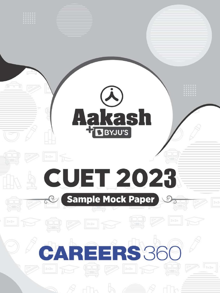 CUET Sample Paper 2022 With Solutions by Aakash PDF | PDF ...