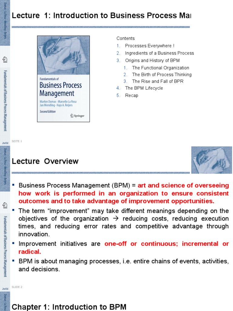 An Introduction to Business Process Management: Understanding the ...