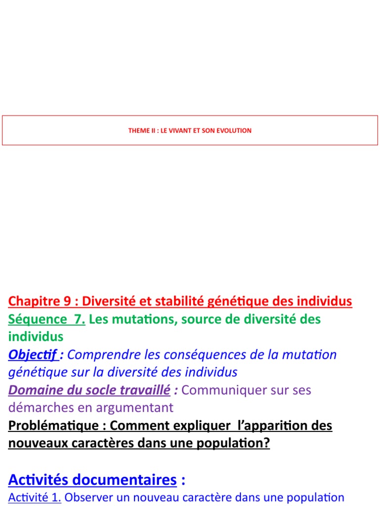 Chap 9. Seq 7 - ELEVE | PDF