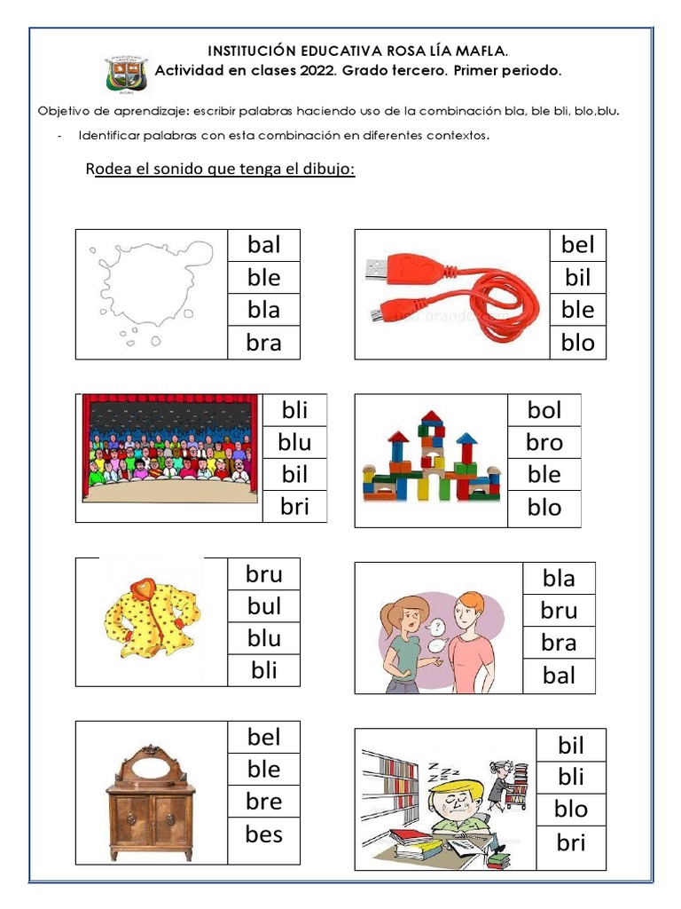 Actividad de Combinaciones Bl. | PDF