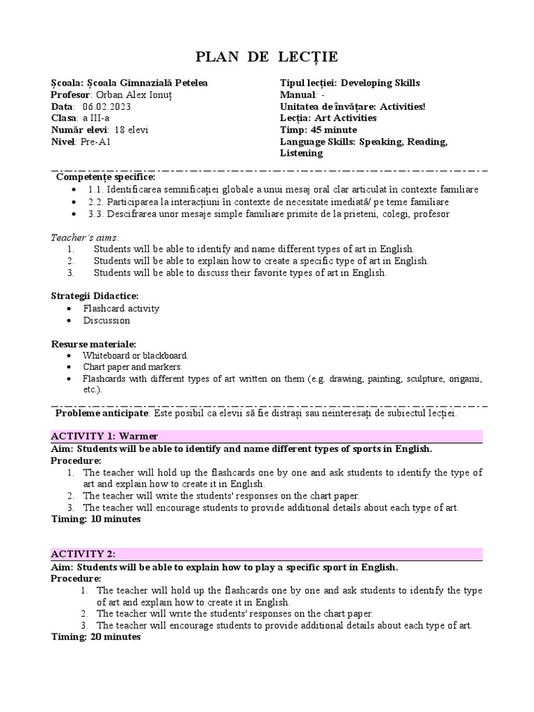 Clasa 3 | PDF | Cognition | Communication