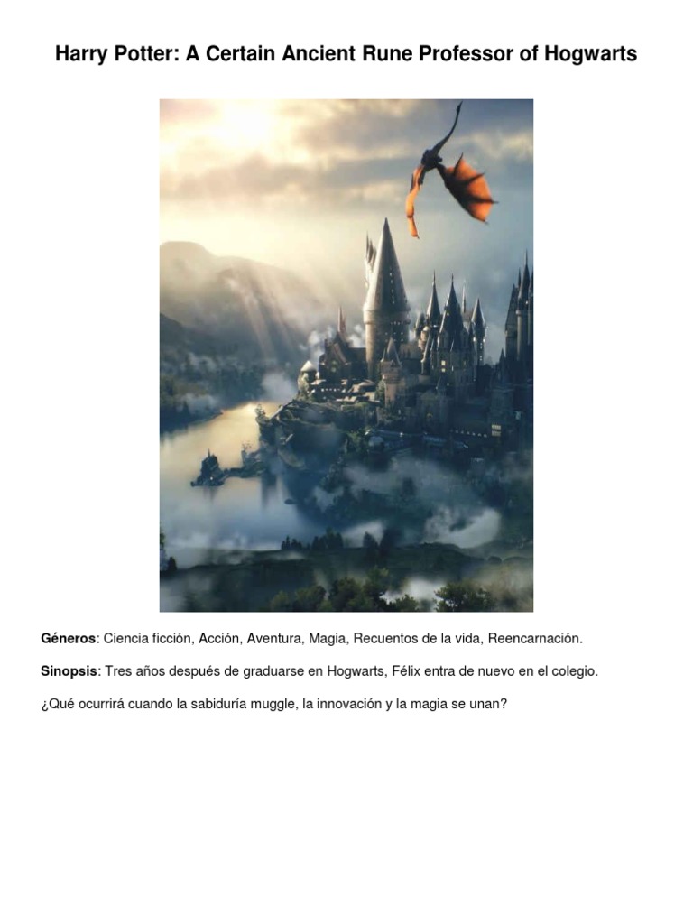 Harry Potter: A Certain Ancient Rune Professor of Hogwarts | PDF | Harry Potter