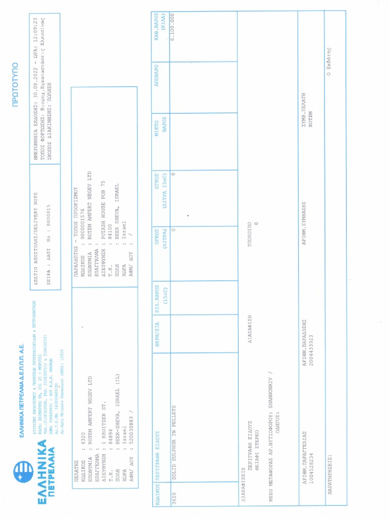 Delivery Note PDF | PDF