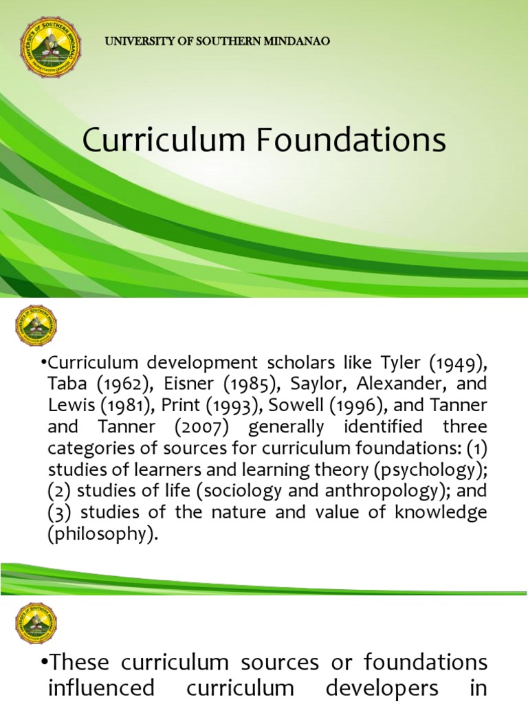 Curriculum Foundations | Download Free PDF | Curriculum | Learning ...