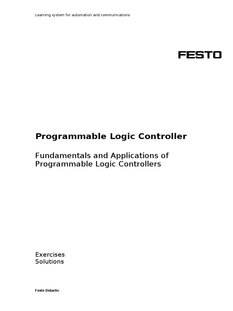 Toaz - Info Itacr E311 Multiprog Exercises and Solutions Festo PLC Double Side PR - PDF ...