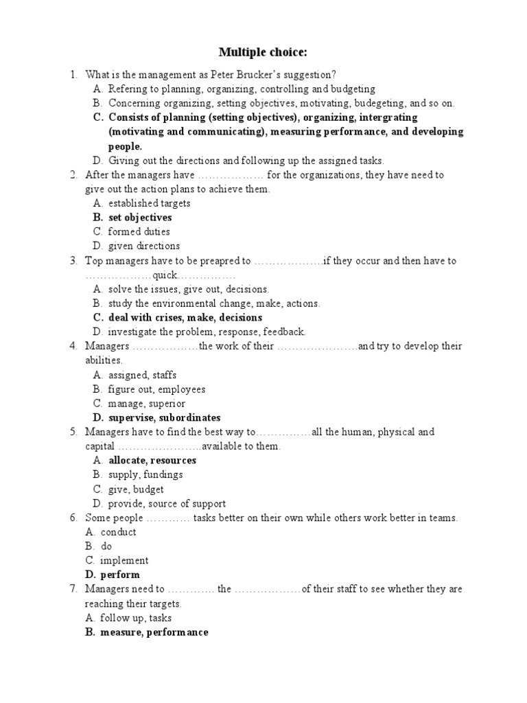 Multiple Choice - CSR Practice | PDF | Corporate Social Responsibility ...