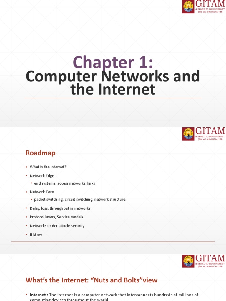 CN Module 1 | PDF | Osi Model | Computer Network