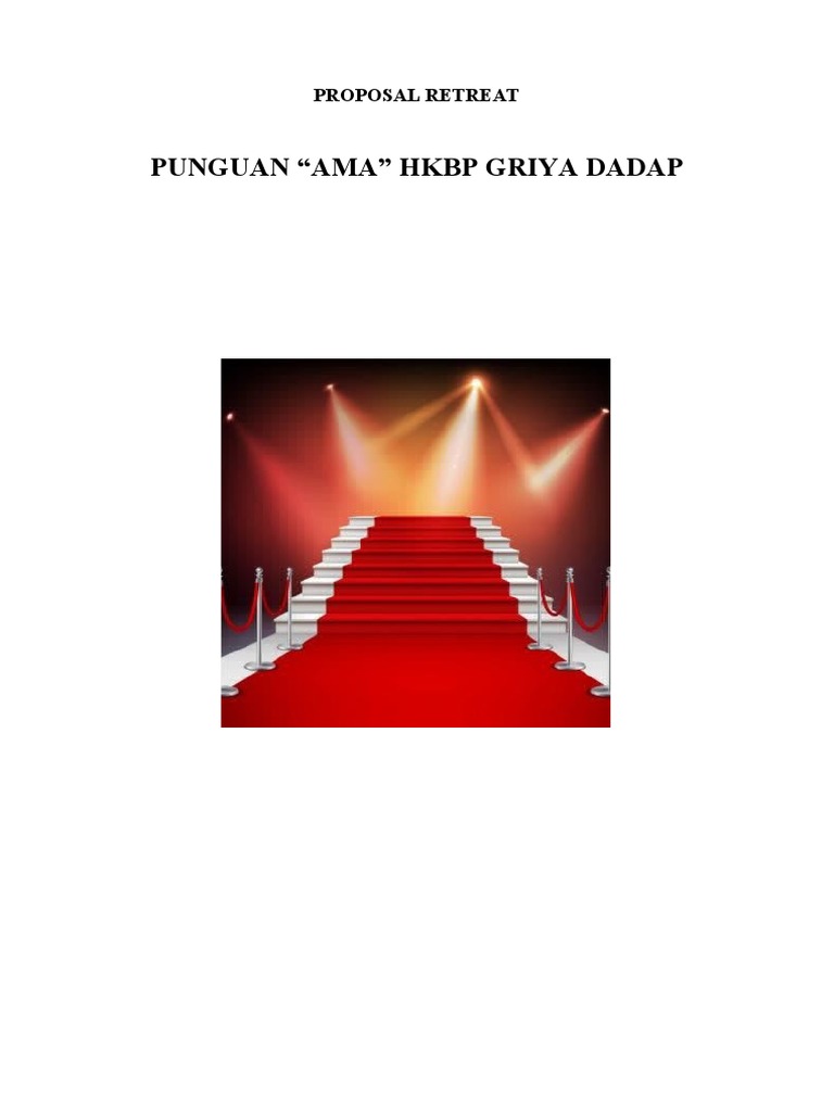 Proposal Retreat Punguan Ama HKBP Griya Dadap | PDF