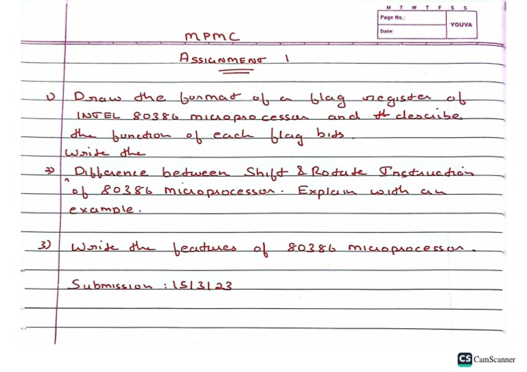 MPMC Assignment 1 | PDF