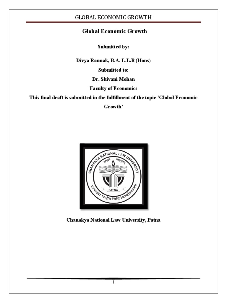 Shivani Maam Final Project | PDF | Economic Growth | Gross Domestic Product