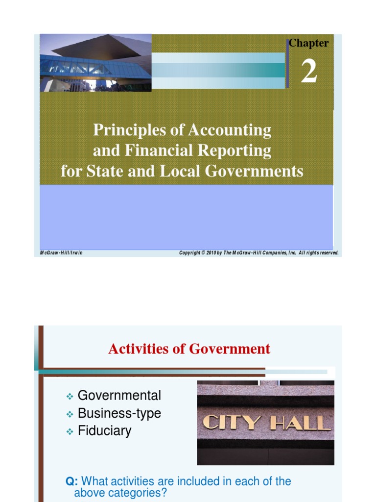 Governmental Accounting Ch02 | PDF | Fund Accounting | Business Economics