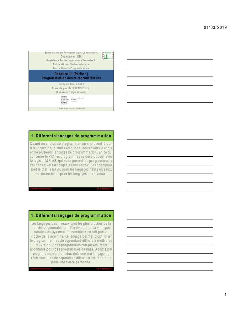 6 Chapitre3.1 | PDF | Programmation | Programme informatique