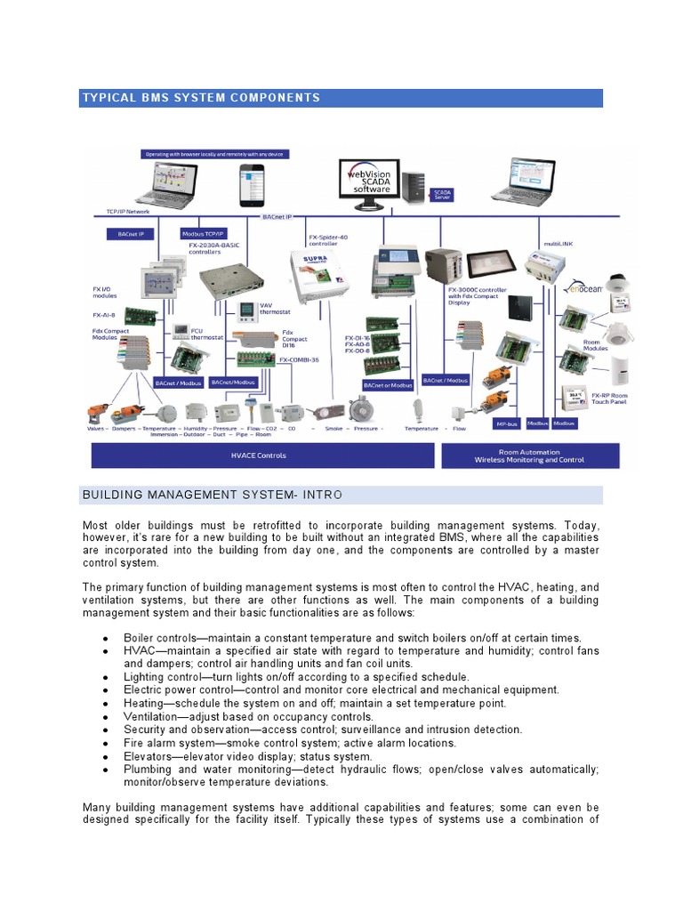 Typical BMS System Components | PDF
