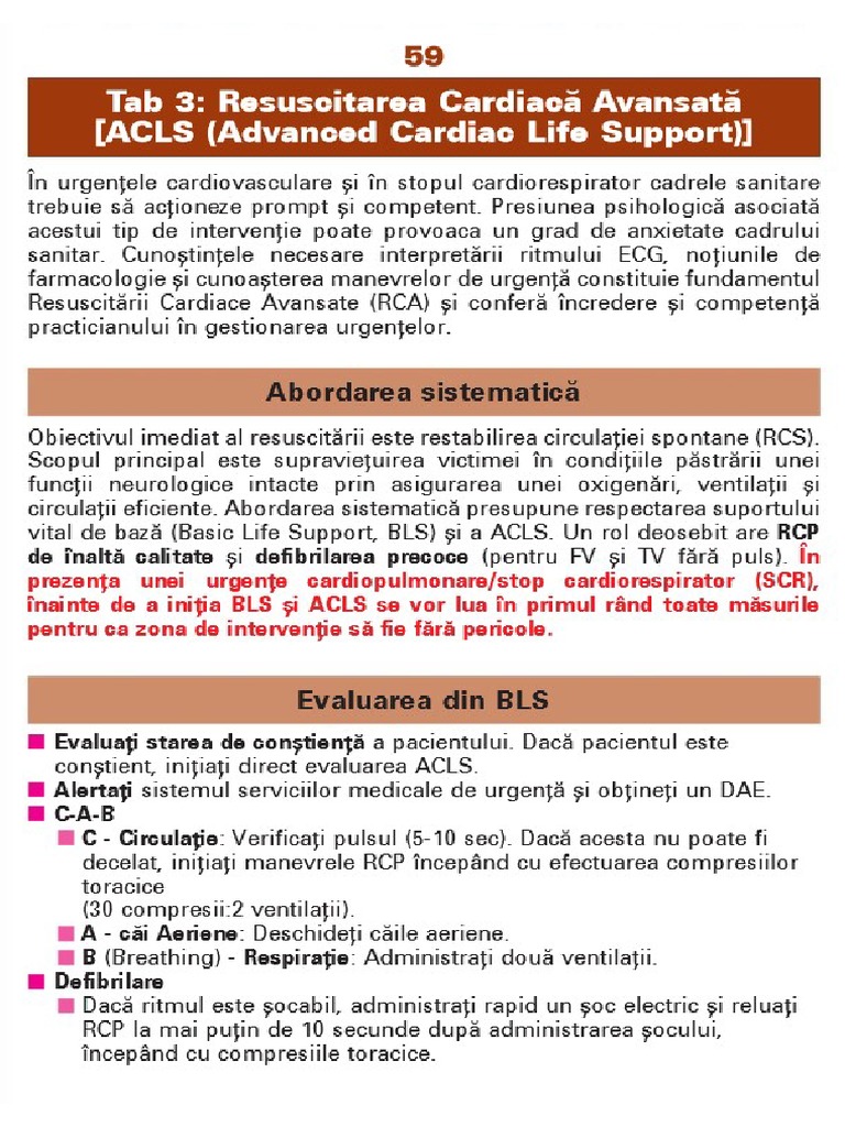 Acls CPR Si Pals Ghid Clinic de Buzunar Jones Shirley A Medicala ...